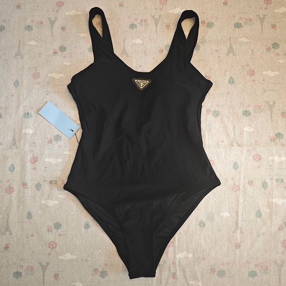 Prada | Swim | Prada Womens Triangle Swimsuit | Poshmark